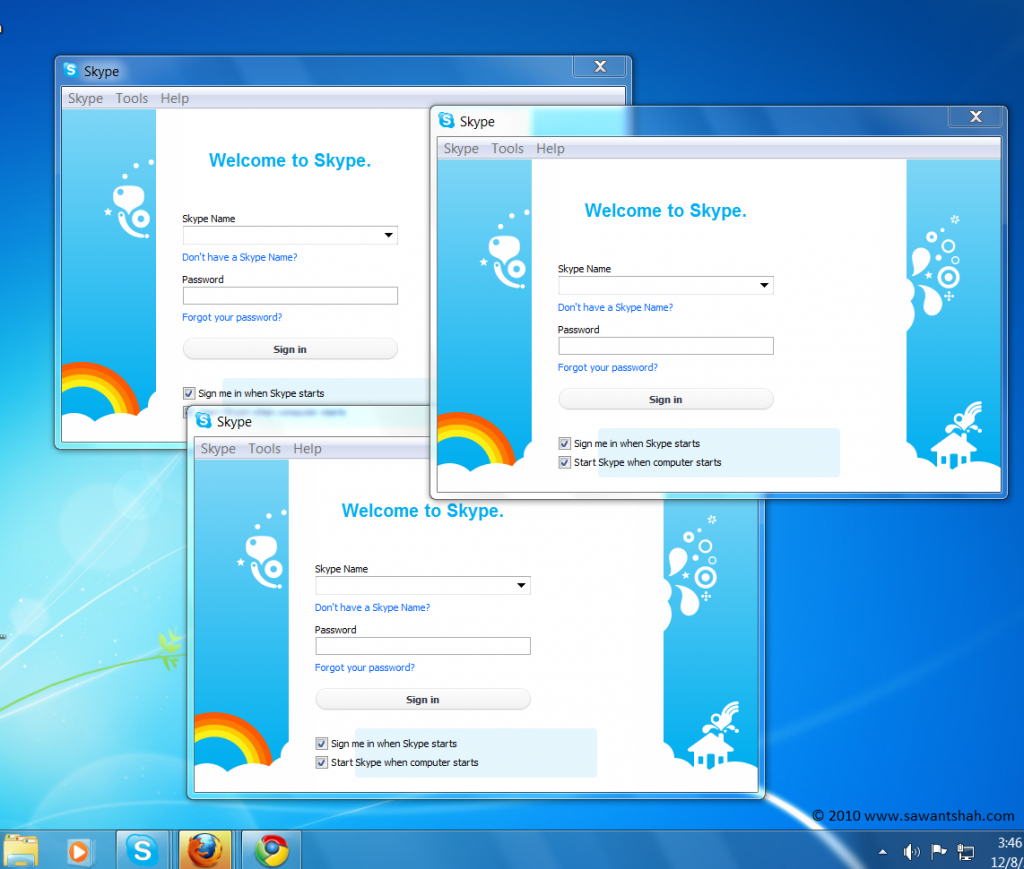 Multiple Skype Accounts / Instances on a Single PC - Sawant Shah Multiple Skype Accounts / Instances on a Single PC - Sawant Shah
